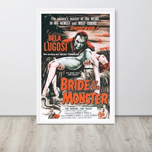 Bride of the Monster (1955) Vintage Movie Poster - Etsy