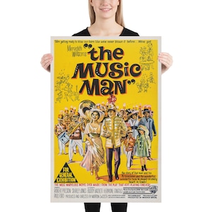 The Music Man (1962) Vintage Movie Poster - Etsy