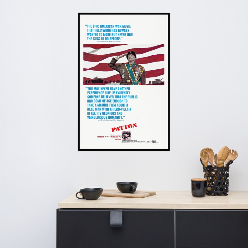 Patton (1970) Vintage Movie Poster - Etsy