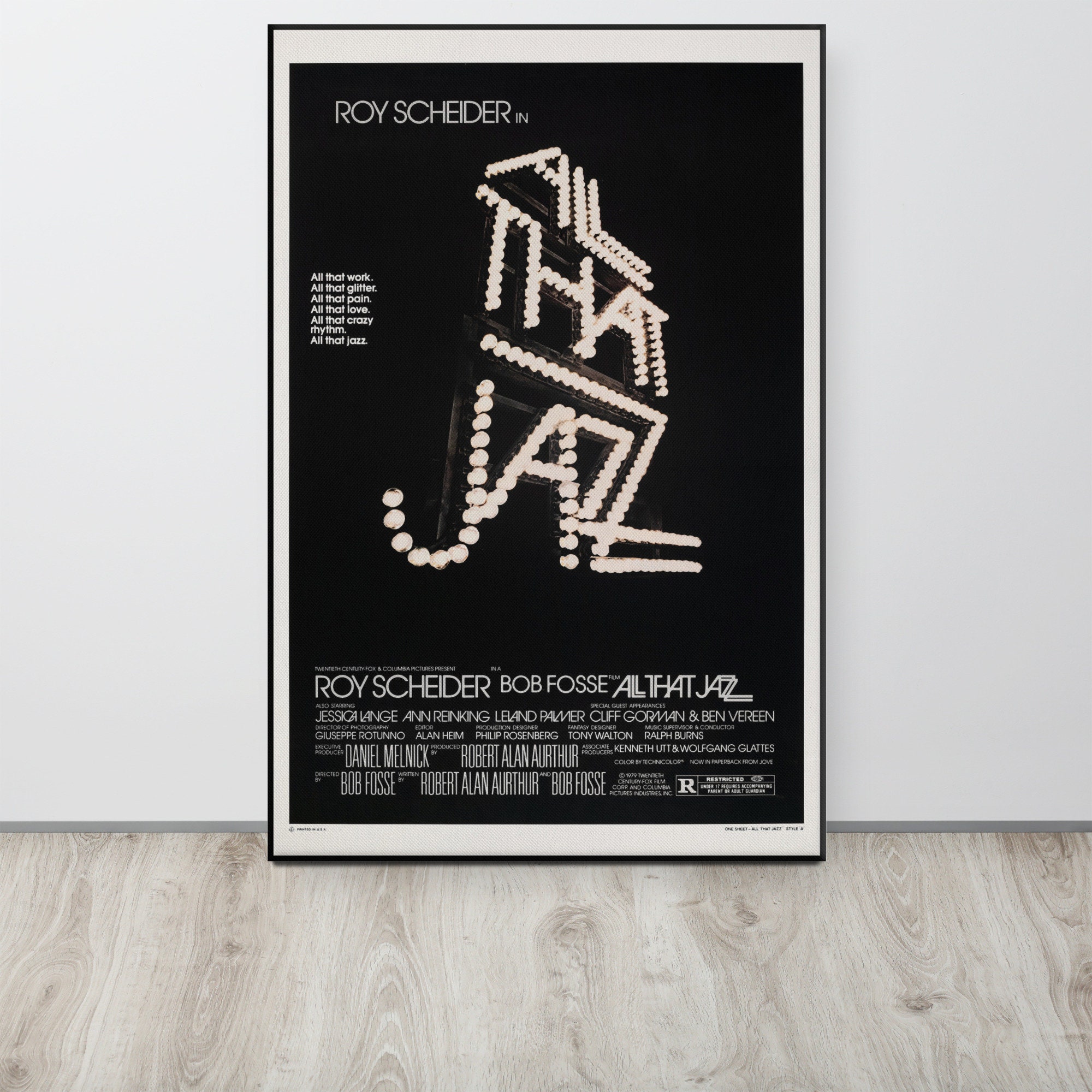 All That Jazz 1979 Vintage Movie Poster - Etsy