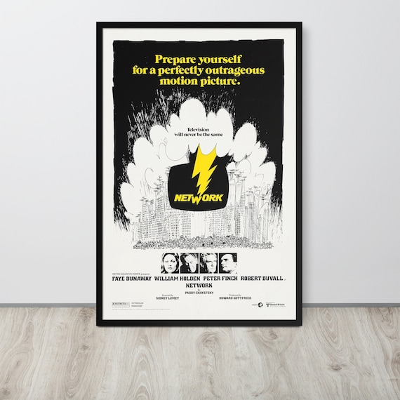 Network 1976 Vintage Movie Poster - Etsy