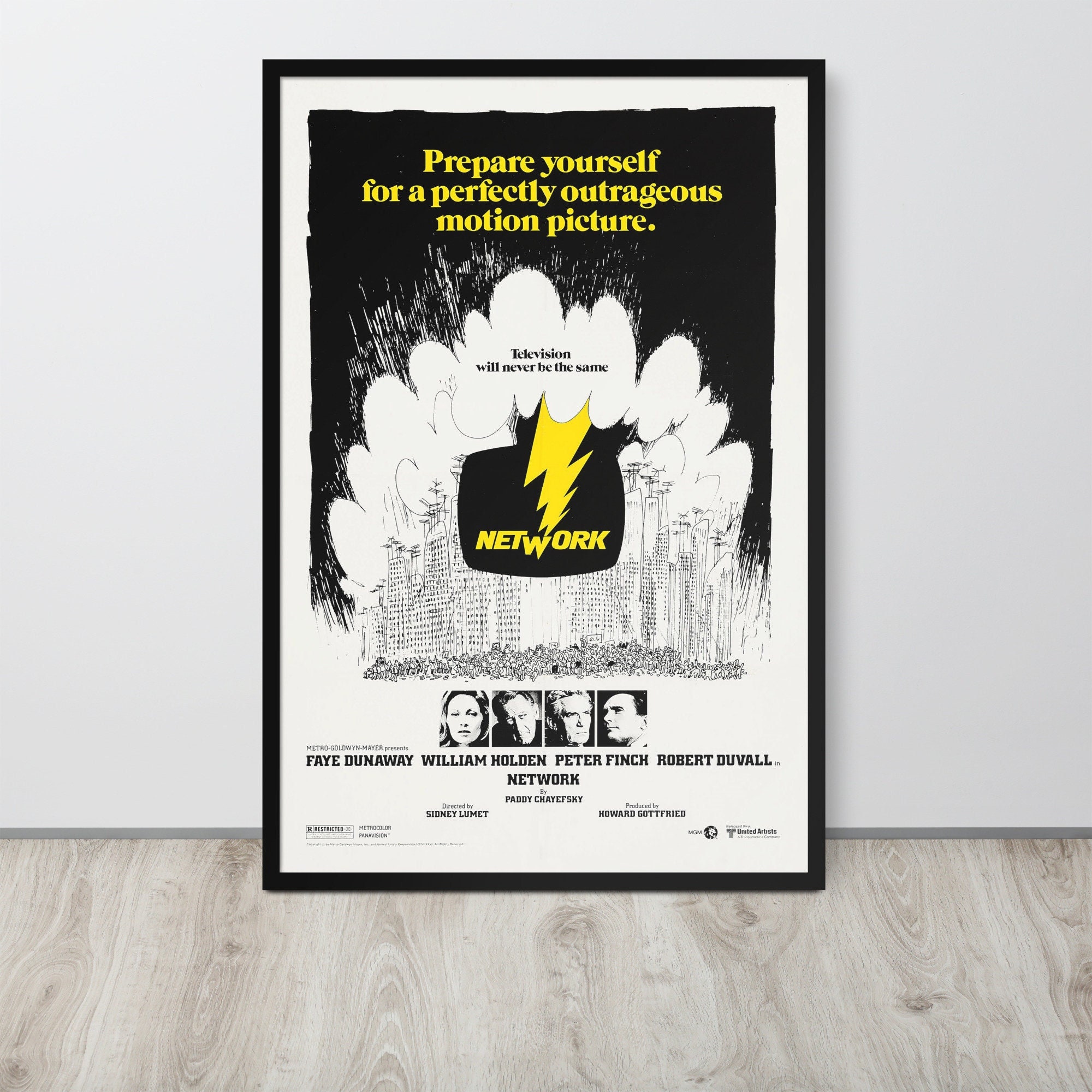 Network 1976 Vintage Movie Poster - Etsy