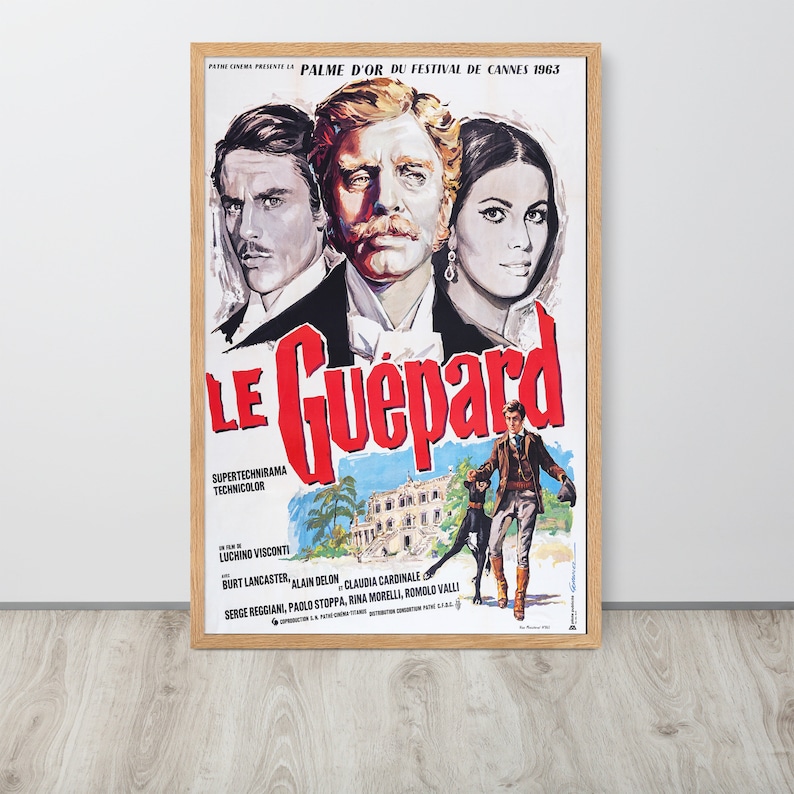 The Leopard 1963 Vintage Movie Poster - Etsy