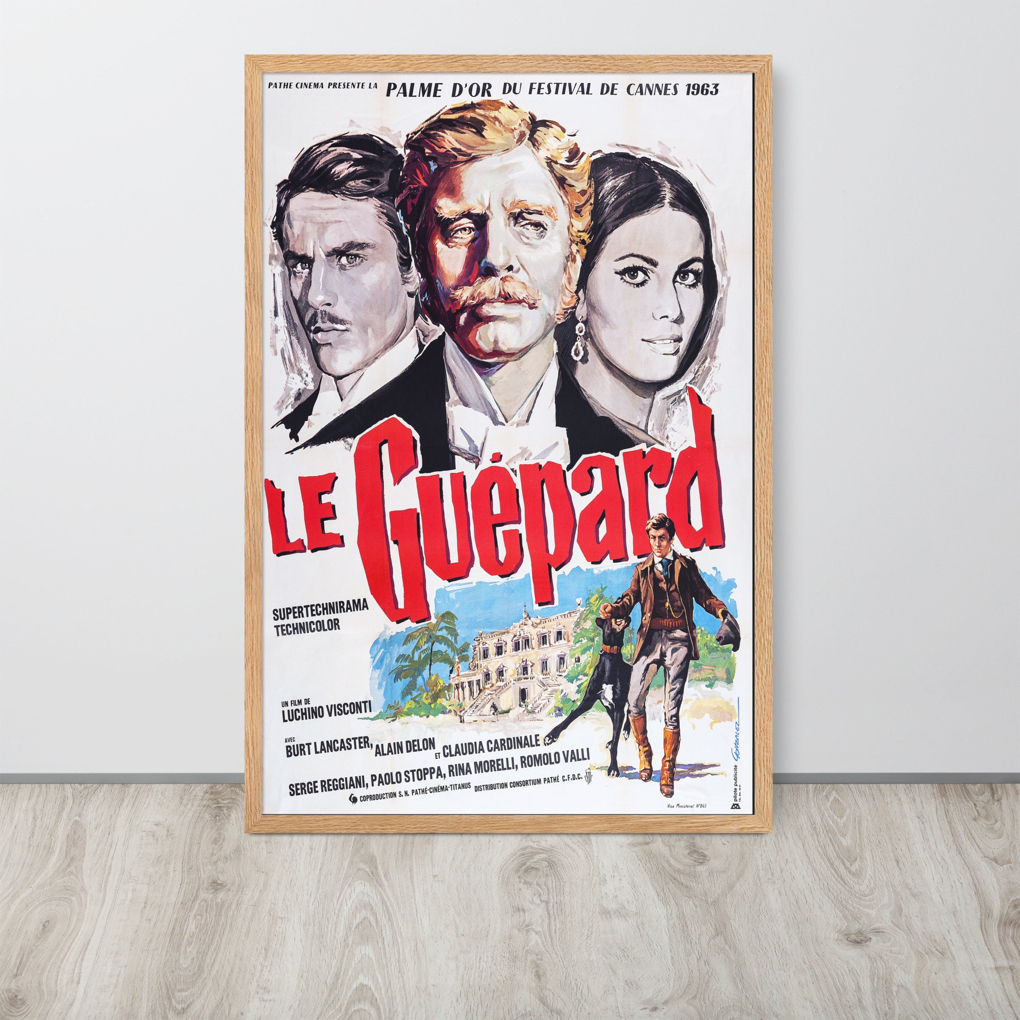 The Leopard 1963 Vintage Movie Poster - Etsy