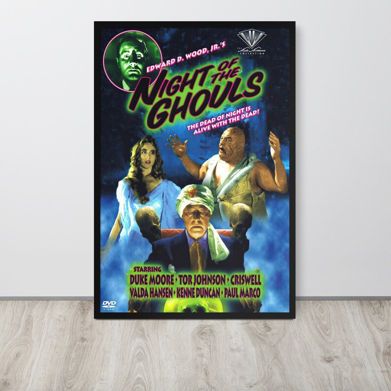 Night of the Ghouls (1959) Vintage Movie Poster - Etsy