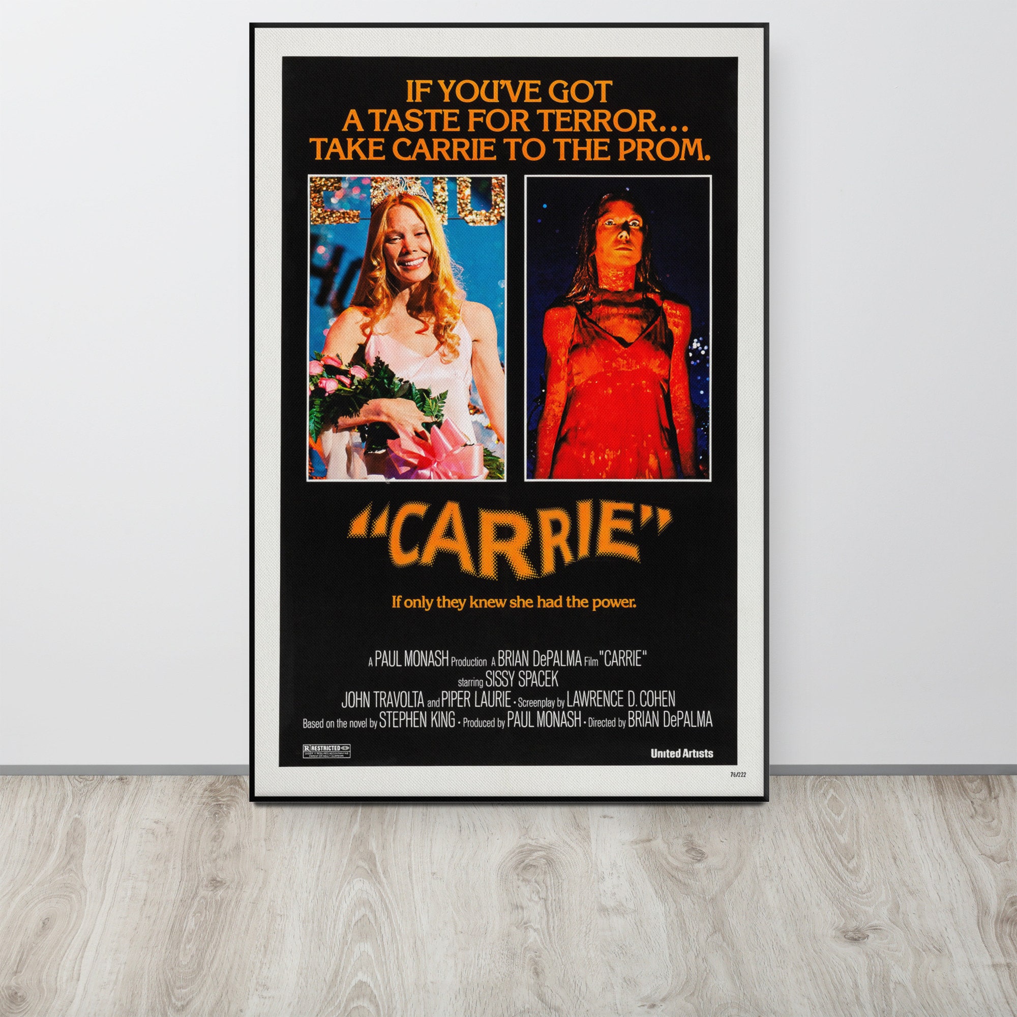 Carrie 1976 Vintage Movie Poster - Etsy