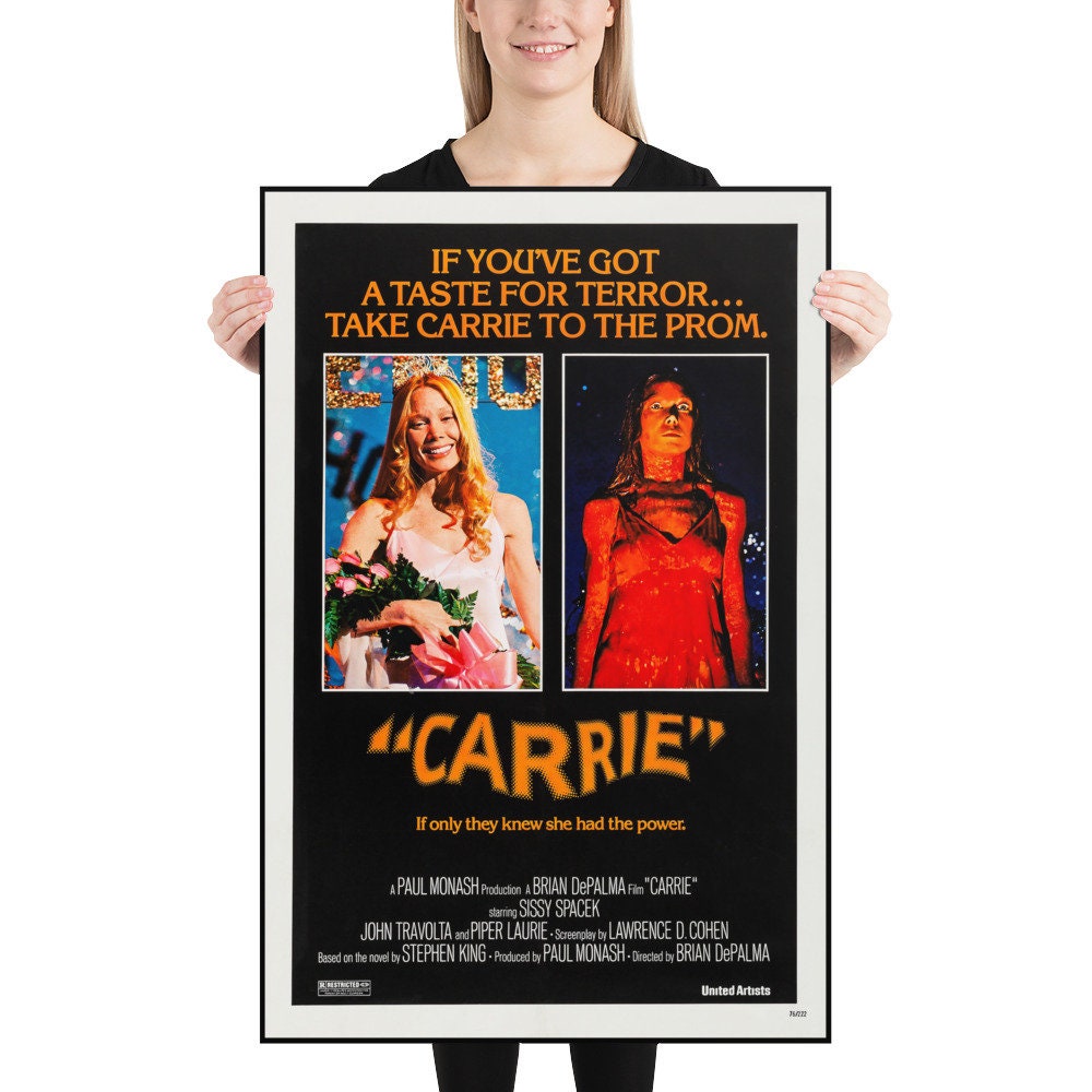 Carrie (1976) Vintage Movie Poster - Etsy