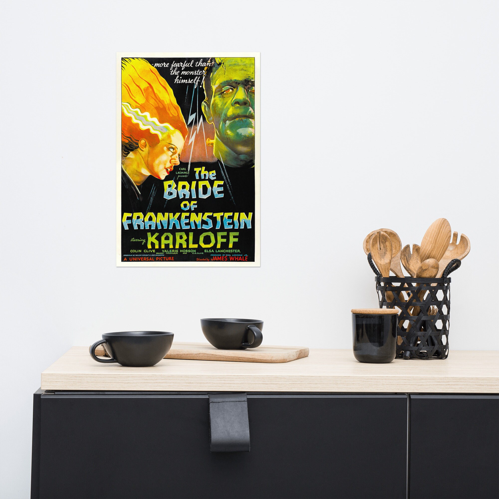 The Bride of Frankenstein (1935) Vintage Movie Poster - Etsy