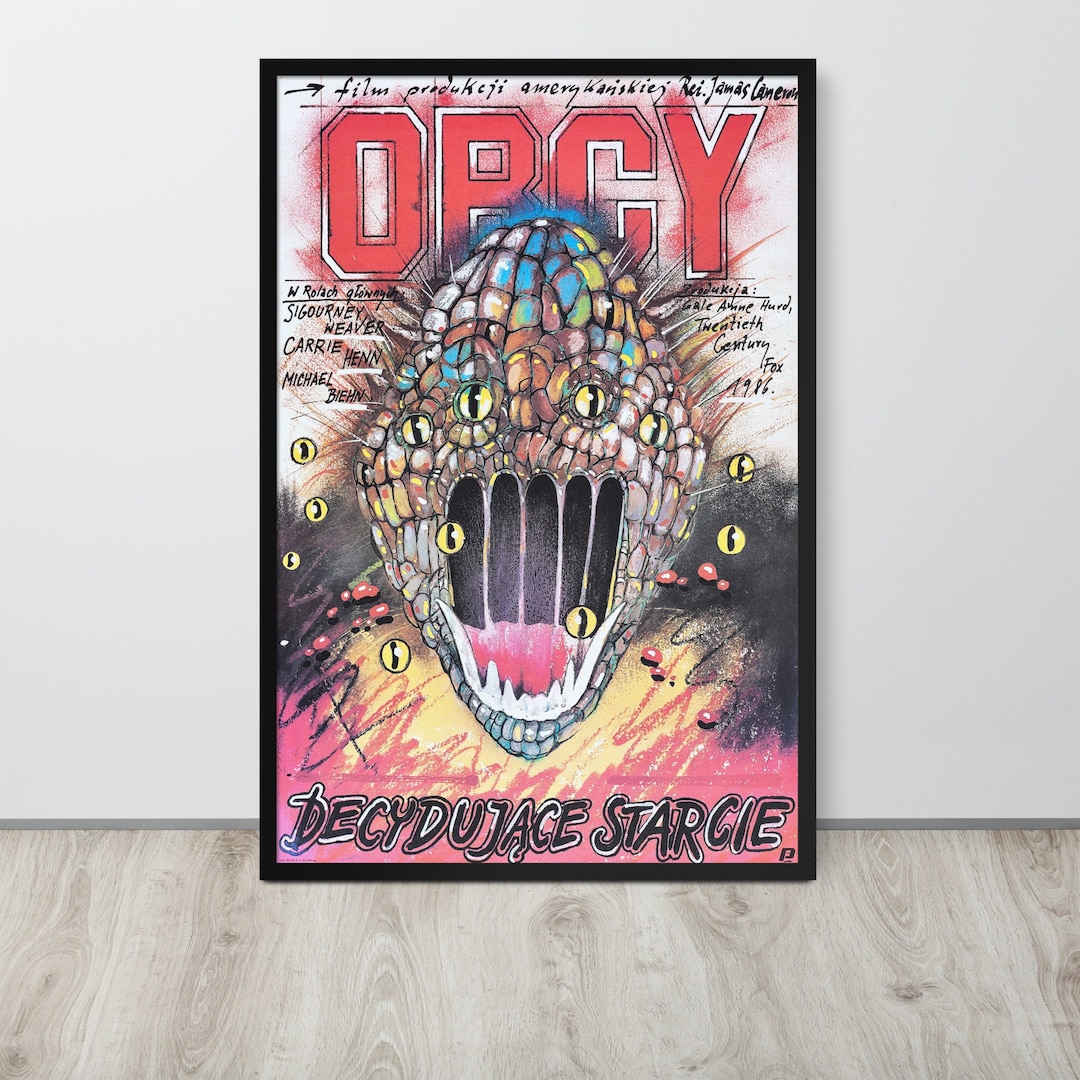 Aliens 1986 Vintage Polish Movie Poster - Etsy