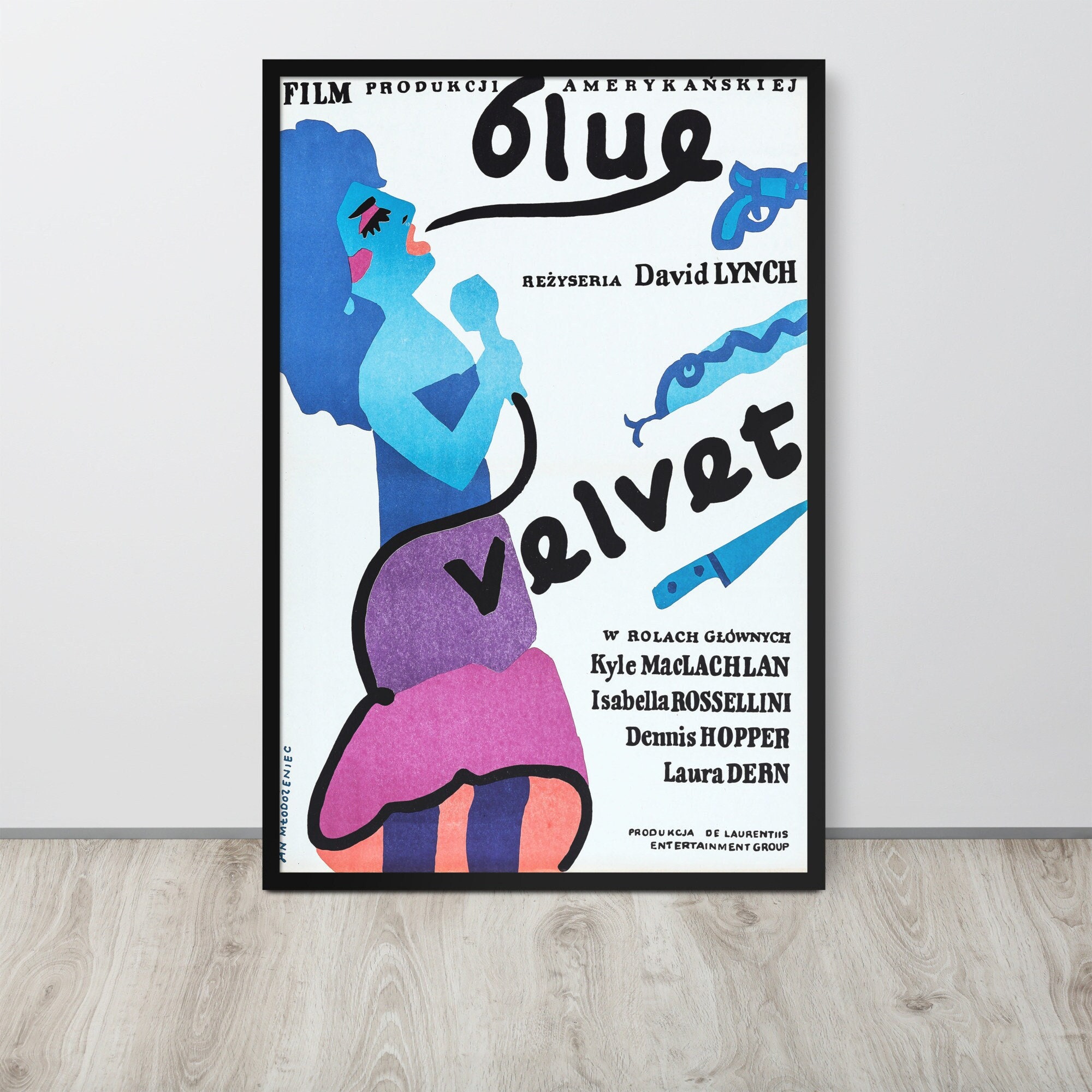 Blue Velvet Poster Polish