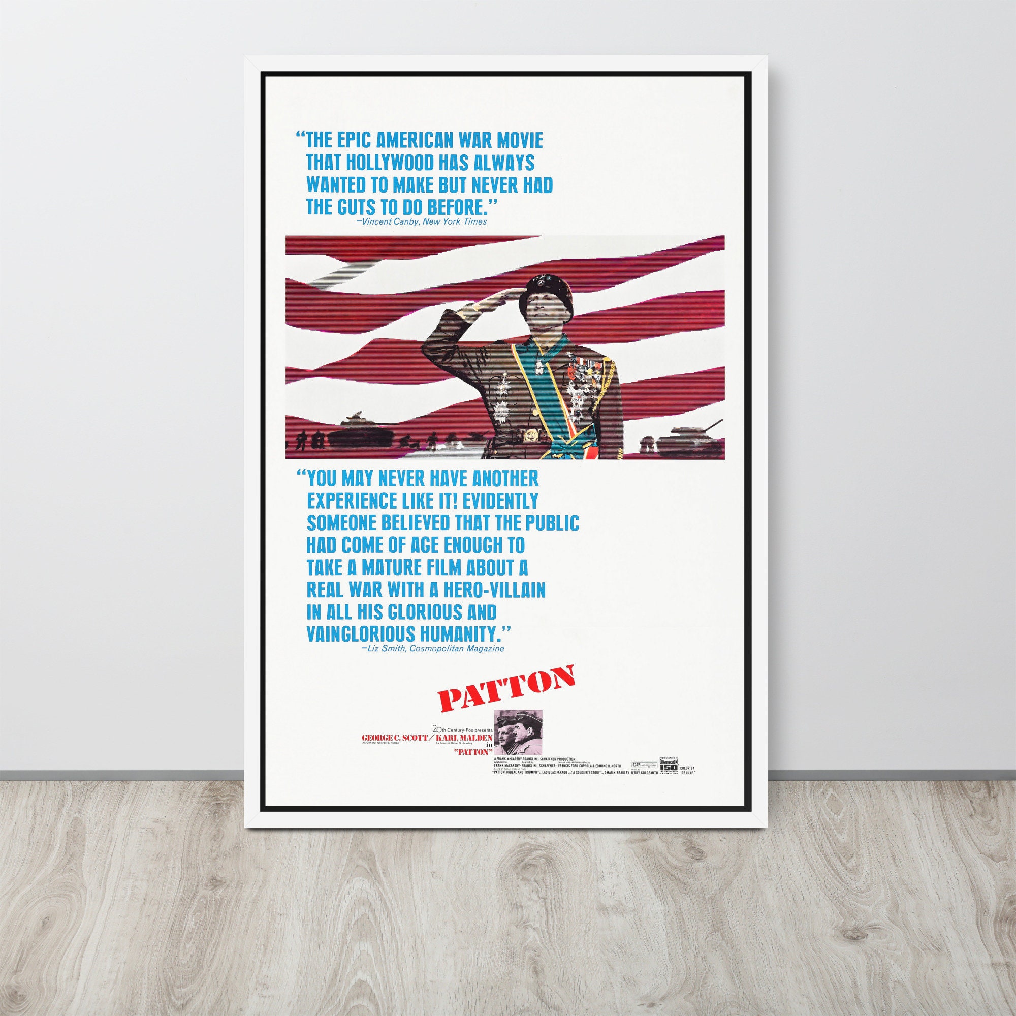 Patton (1970) Vintage Movie Poster - Etsy
