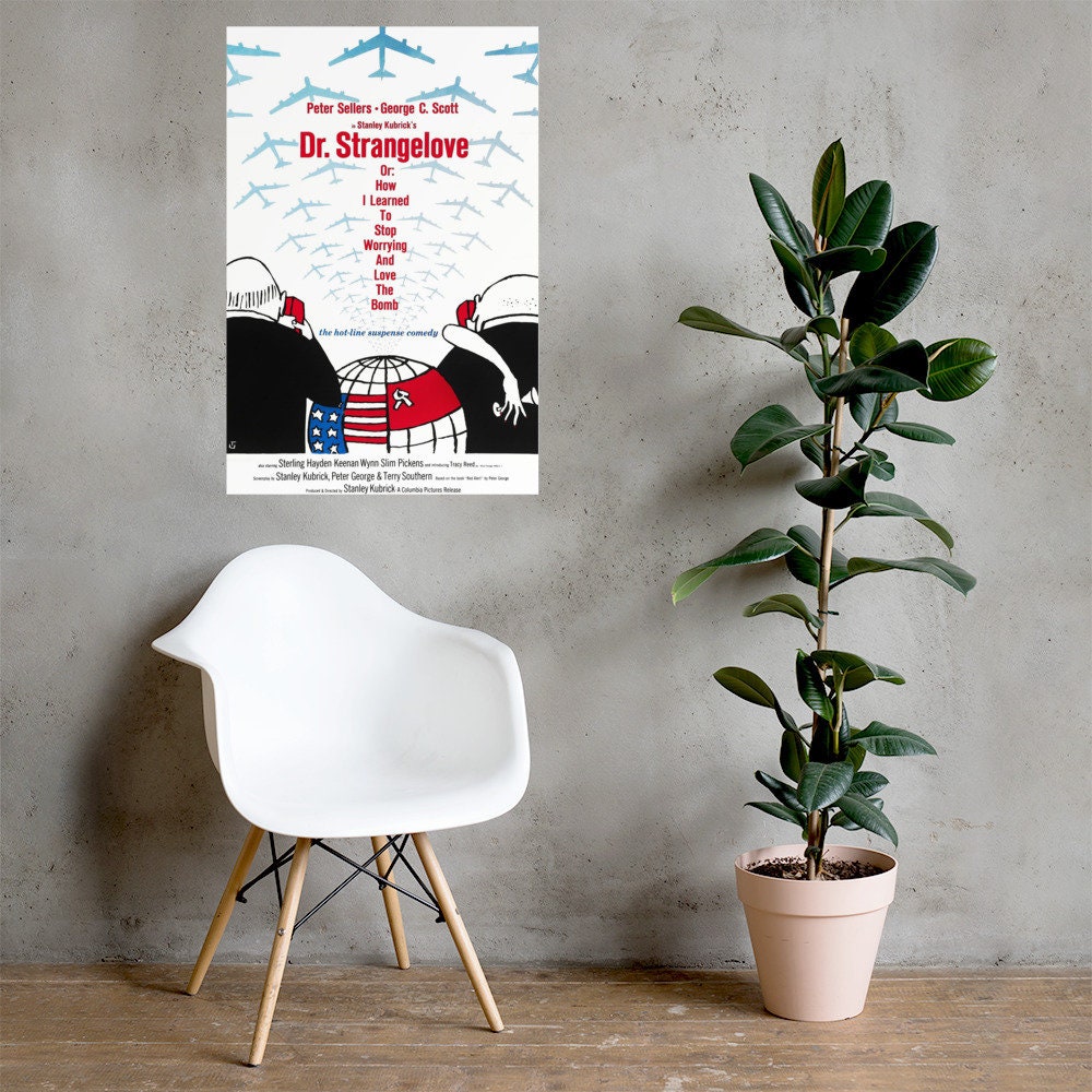 Dr. Strangelove 1964 Vintage Movie Poster - Etsy