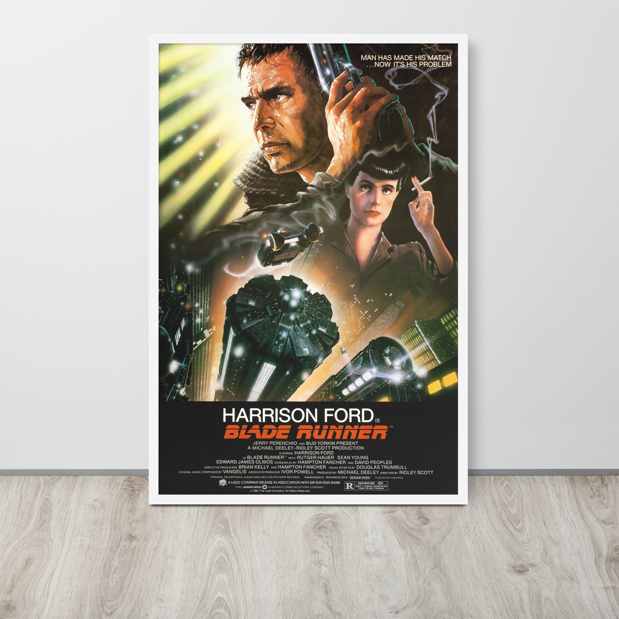 Blade Runner (1982) Vintage Movie Poster - Etsy