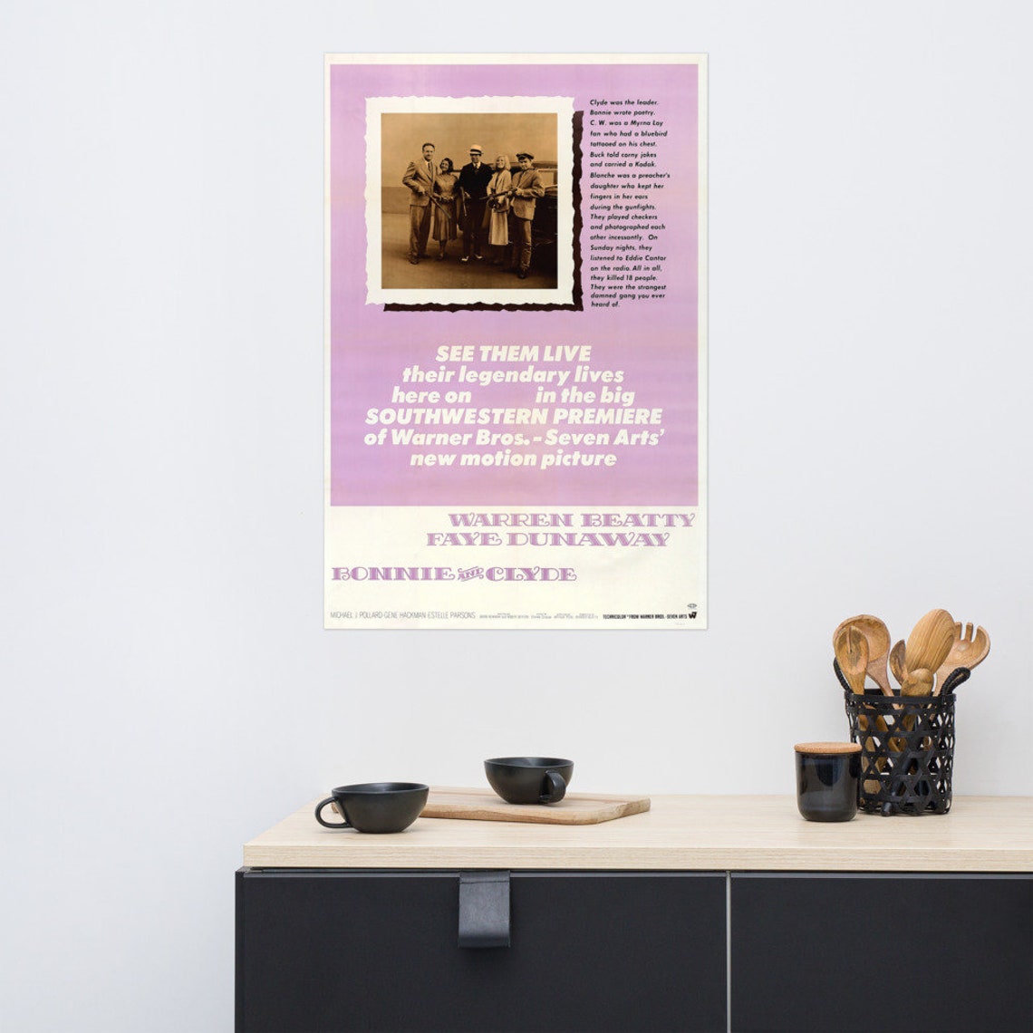 Bonnie and Clyde 1967 Vintage Movie Poster - Etsy