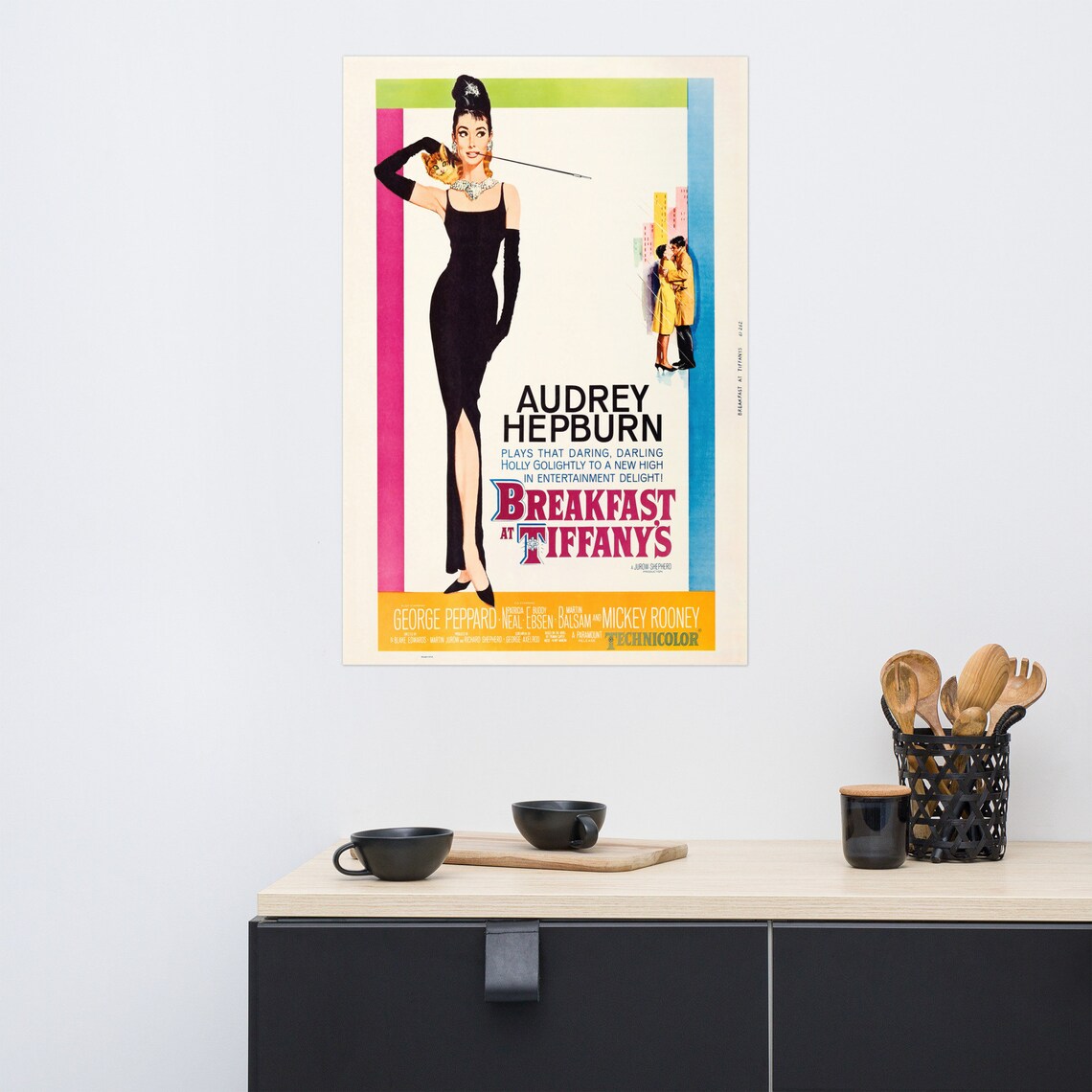 Breakfast at Tiffany's 1961 Vintage Movie Poster - Etsy