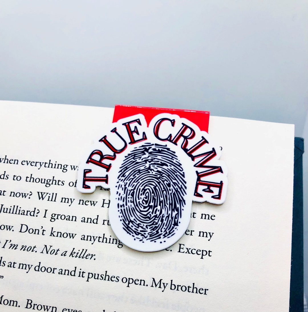 True Crime Magnetic Bookmark Bookmark Magnet Bookmark Magnetic Bookmark ...