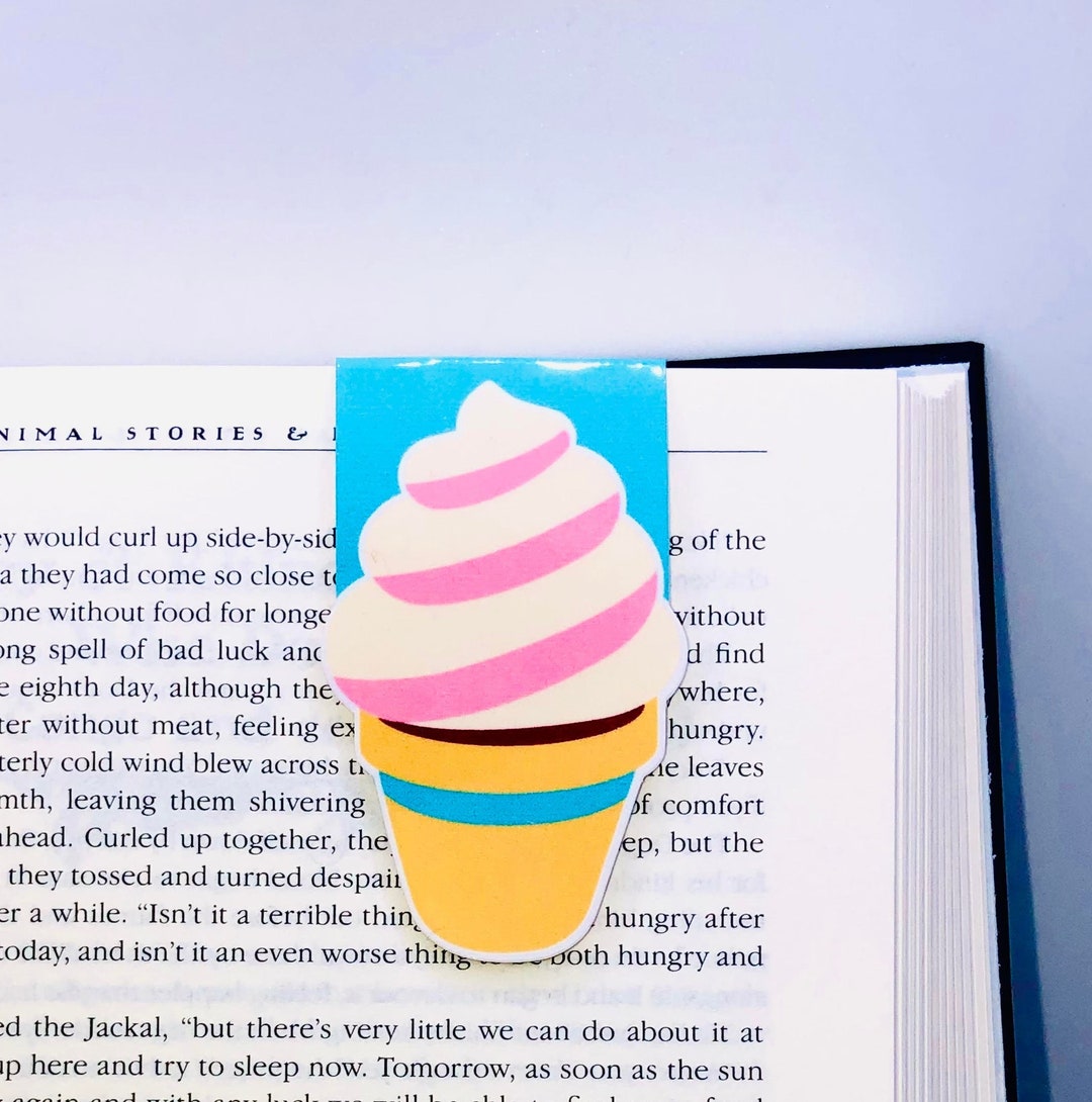 Ice Cream Magnetic Bookmark Bookmark Magnet Bookmark Magnetic Bookmark ...