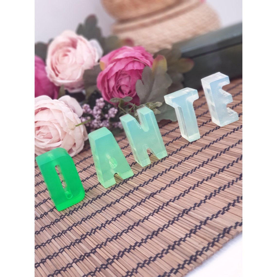 Custom Name Soap, Letter Soap Favors, Baptism, Wedding, Baby Shower - Etsy