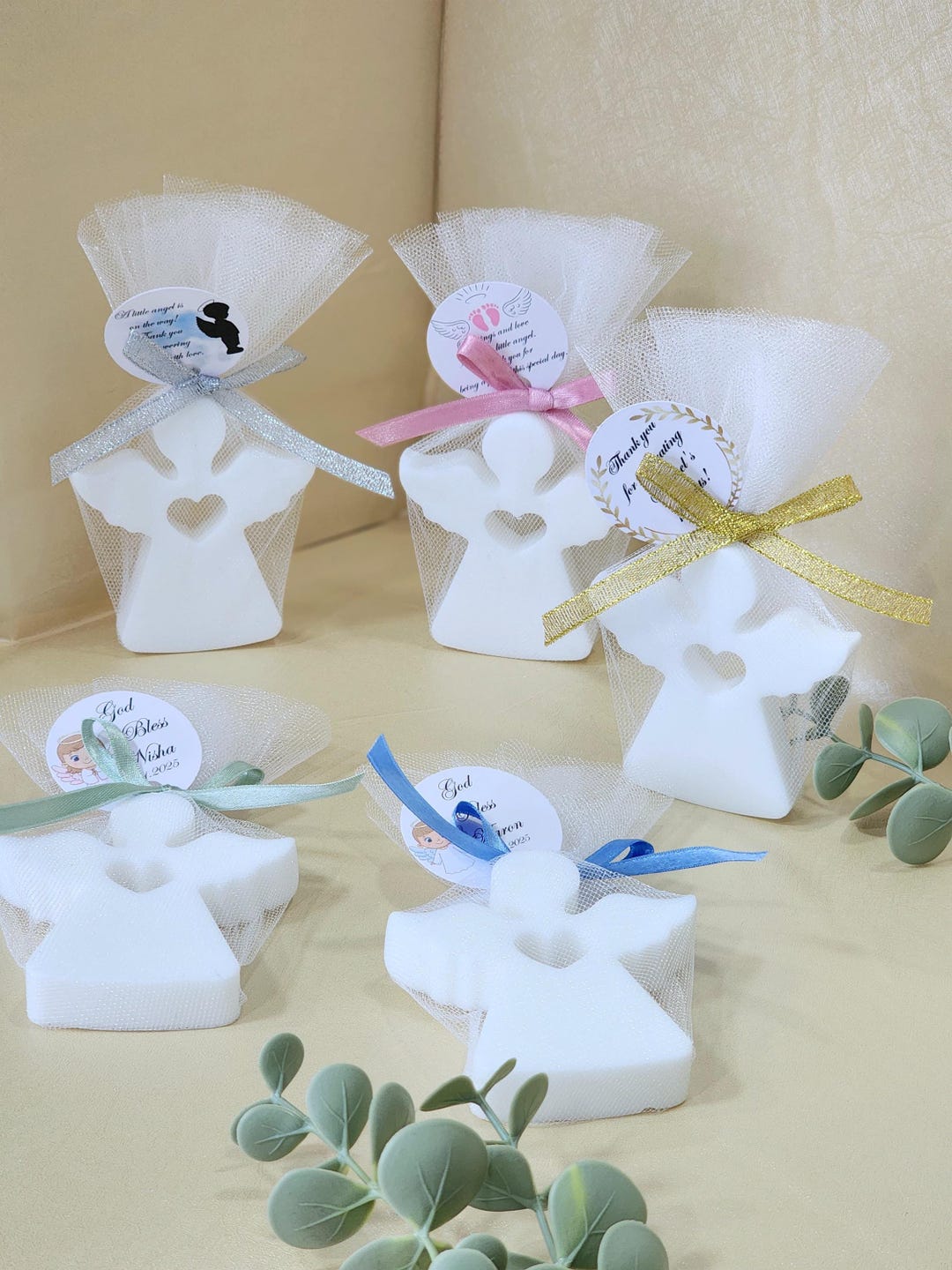 Angel Soap Favor for Baby Showers, Heavenly Theme Gifts, Custom Favor ...