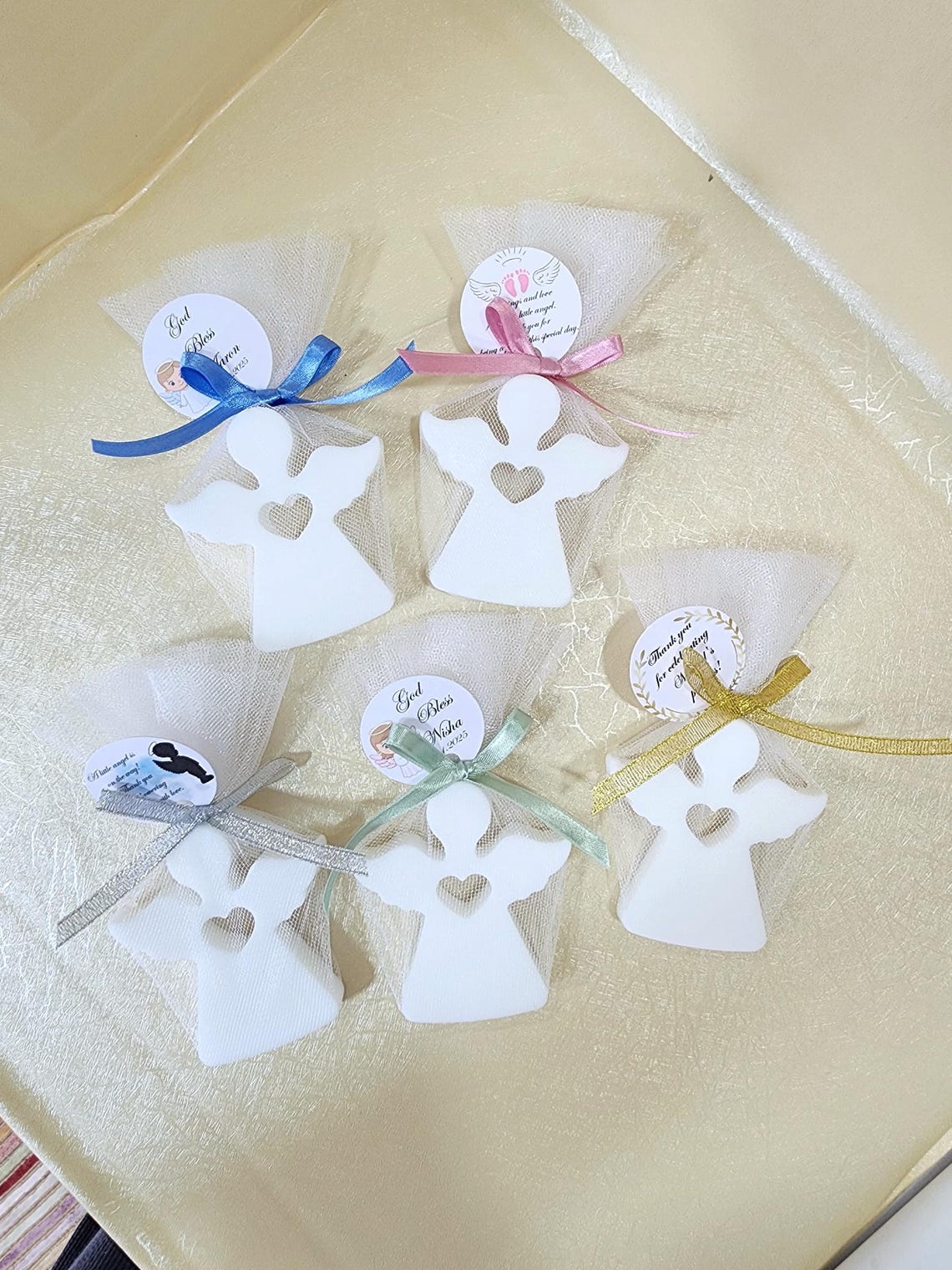 Angel Soap Favors: Handmade Scented Christening Gift for Baby Shower - Etsy