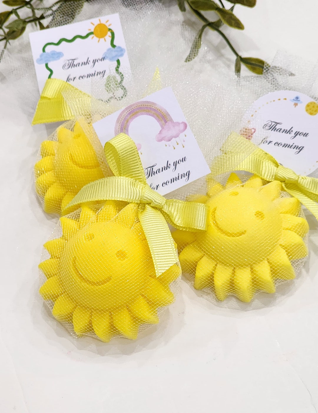 Sun Soap Favors, Let the Sunshine Baby Shower Theme, Scented Decorative ...