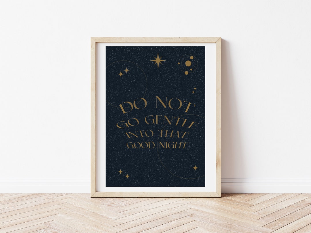 Lunar Poem Print Poetry Print Moon & Stars Zodiac Artwork Physical ...