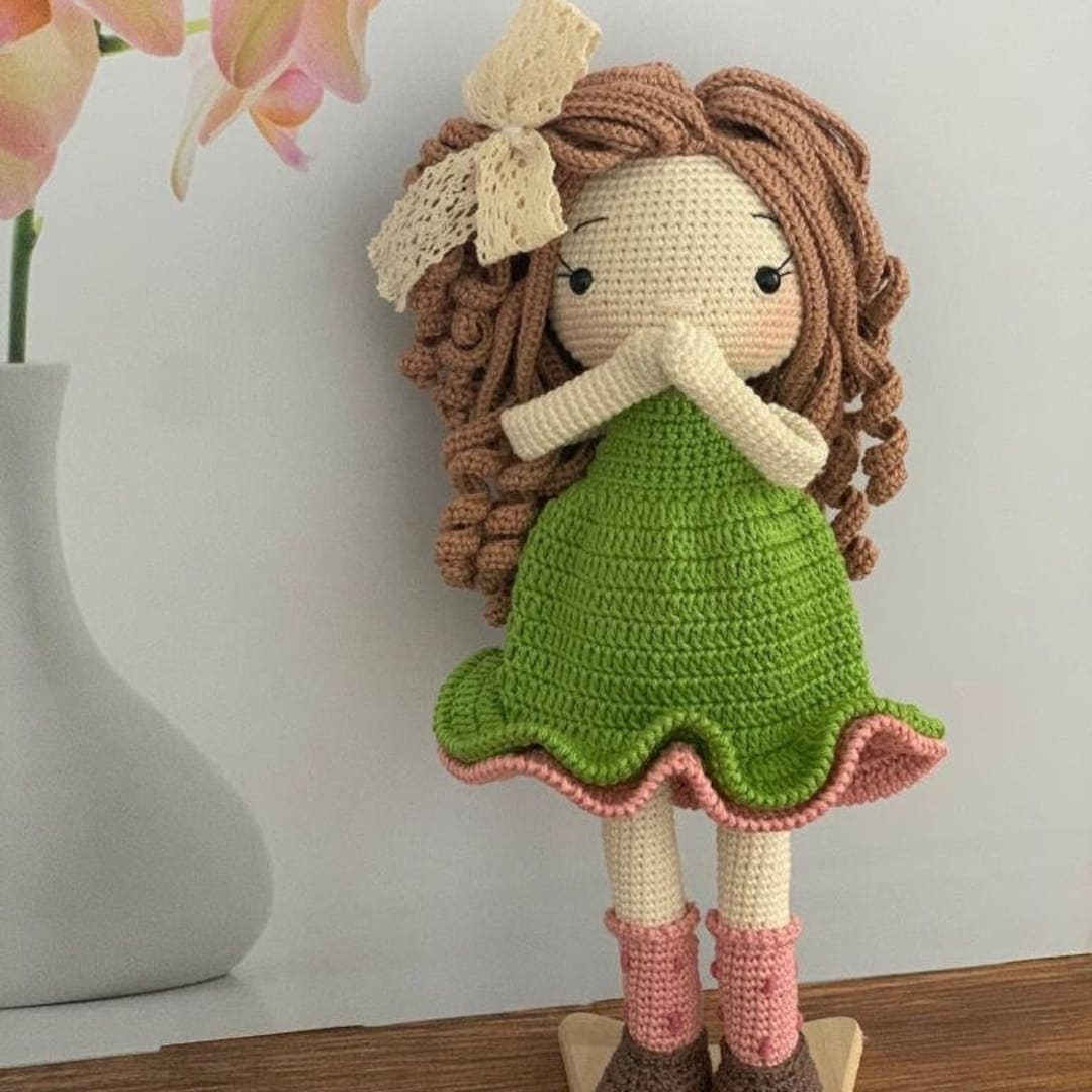 Princess Doll, Crochet Doll, Amigurumi Princess Doll, Crochet Princess ...