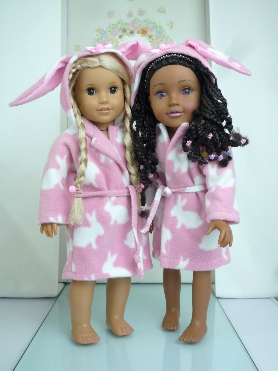 EASTER BUNNY Dressing Gown Handmade 18 Inch Doll Clothes to Fit Our ...