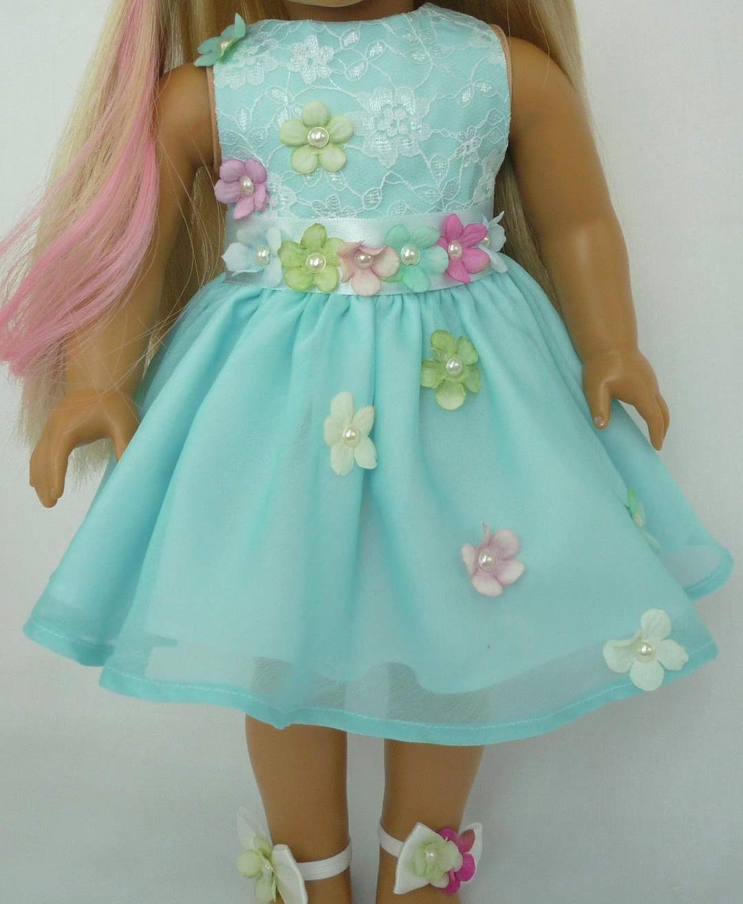 FLOWER FAIRY DRESS - Handmade Doll Clothes for 18 Inch Dolls ...
