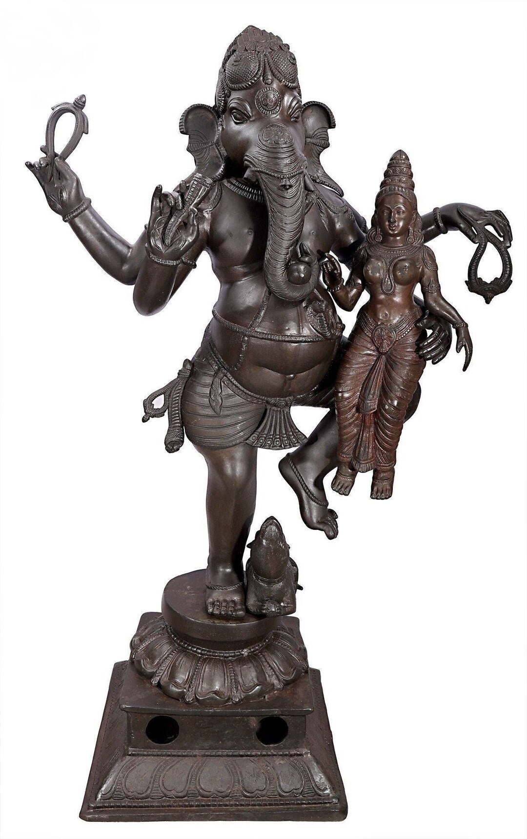 Large Size Lord Ganapati With His Shakti - Etsy