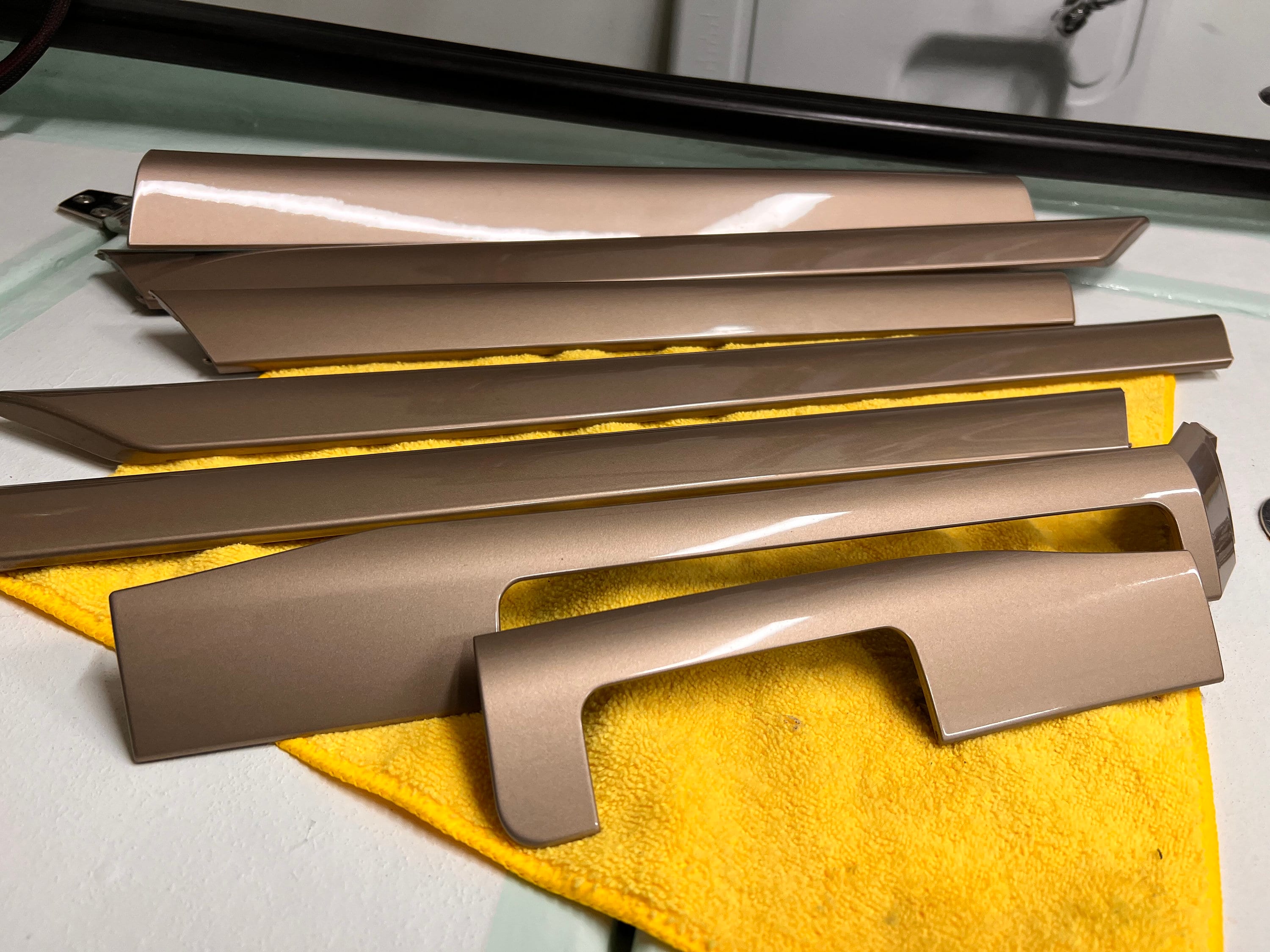BMW OEM E46 3 Series Sedan Champagne Color Replacement Interior Trim ...