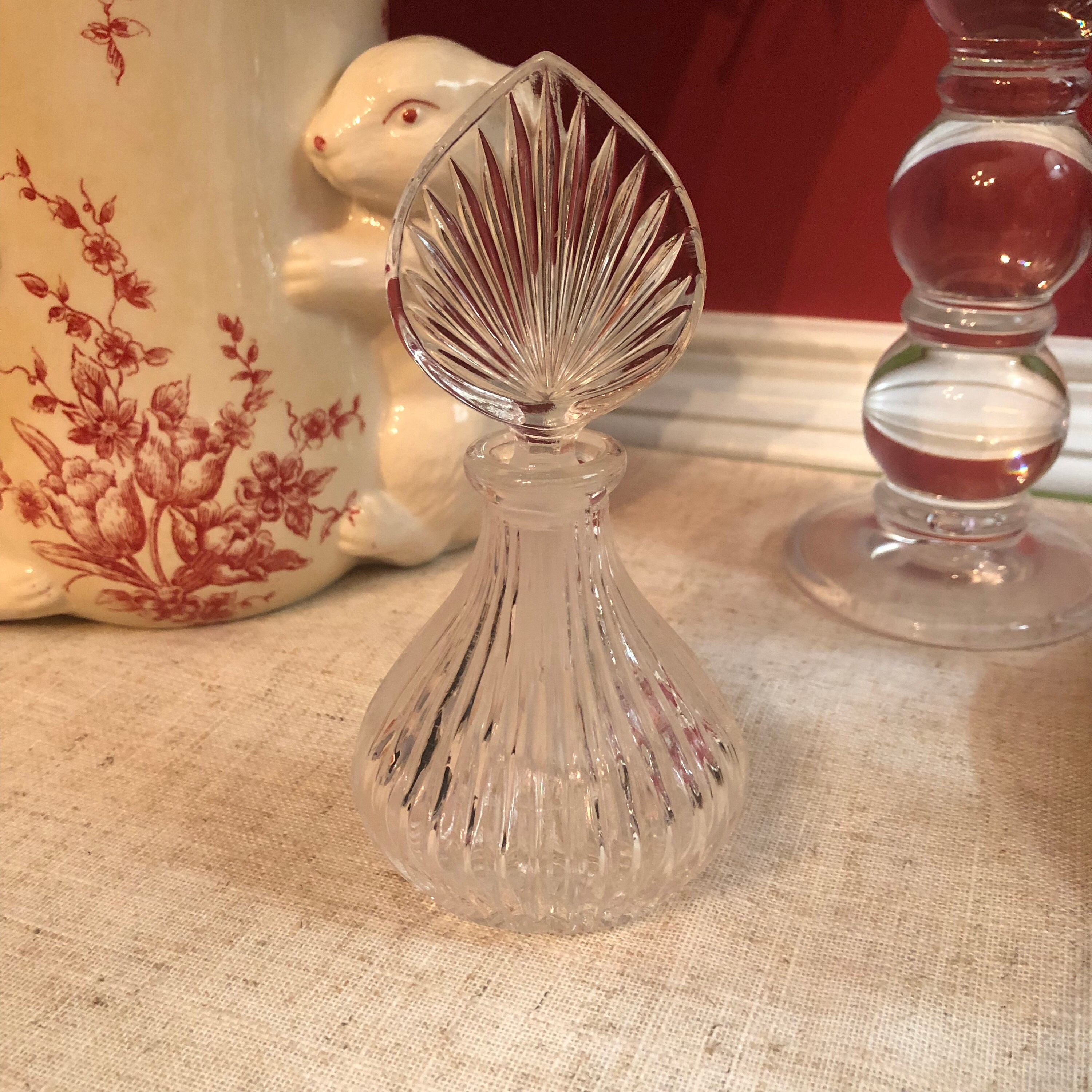 Bleikristall Lead Crystal Perfume Bottle Clear Glass Made in - Etsy