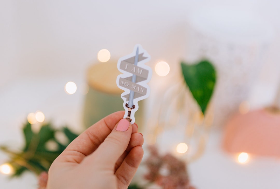 I Am No Man Sticker, Free Shipping, Weatherproof Sticker, Eowyn Sticker ...