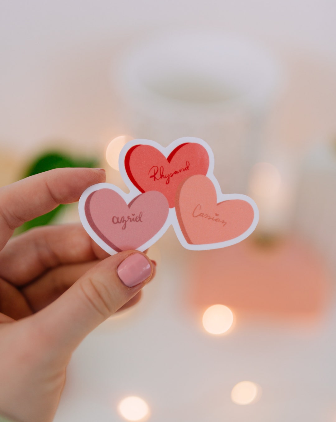 Book Boyfriend Candy Heart Sticker, Free Shipping, Throne of Glass ...