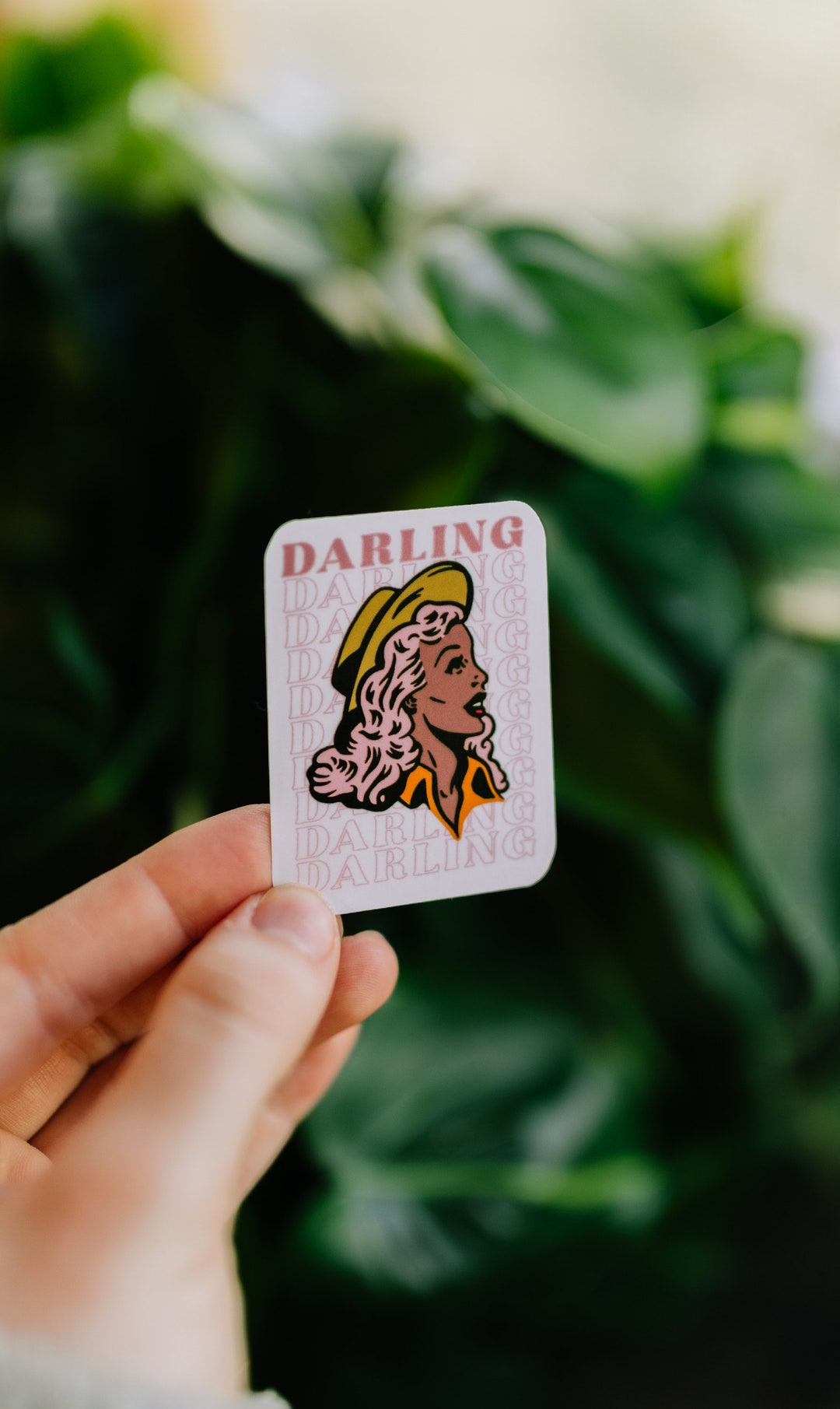 Darling Cowgirl Sticker Free Shipping Bookish Sticker Small - Etsy