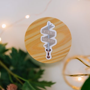 I Am No Man Sticker, Free Shipping, Weatherproof Sticker, Eowyn Sticker ...