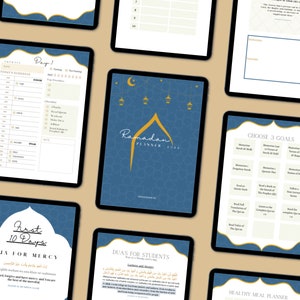 Digital Printable Ramadan Planner 2025 | 30 Day Planner | 80+ Pages ...