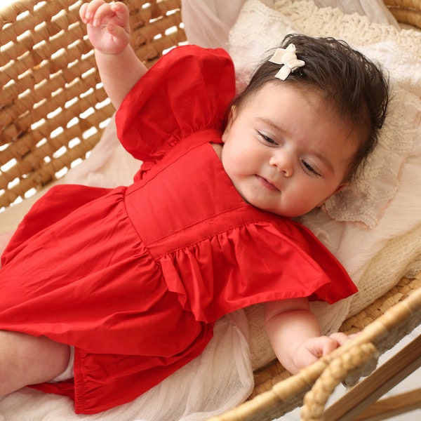 Red Baby Dress - Etsy