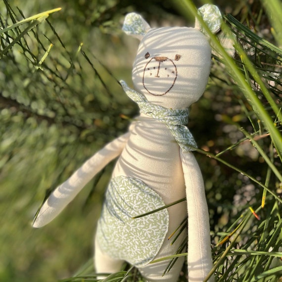 Unique Handmade Cotton Teddy Bear Baby Sleeping Toy St - Etsy