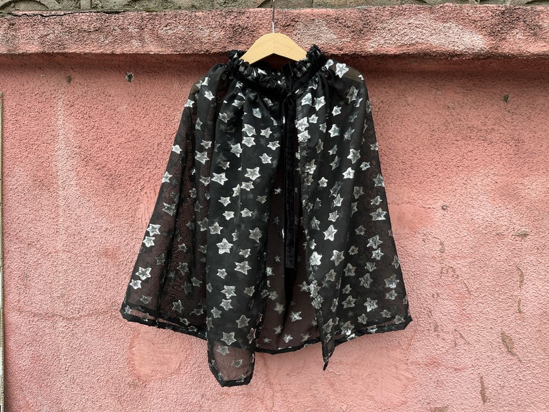 Golden Star Cape for Halloween Kids and Girls Cape Party - Etsy