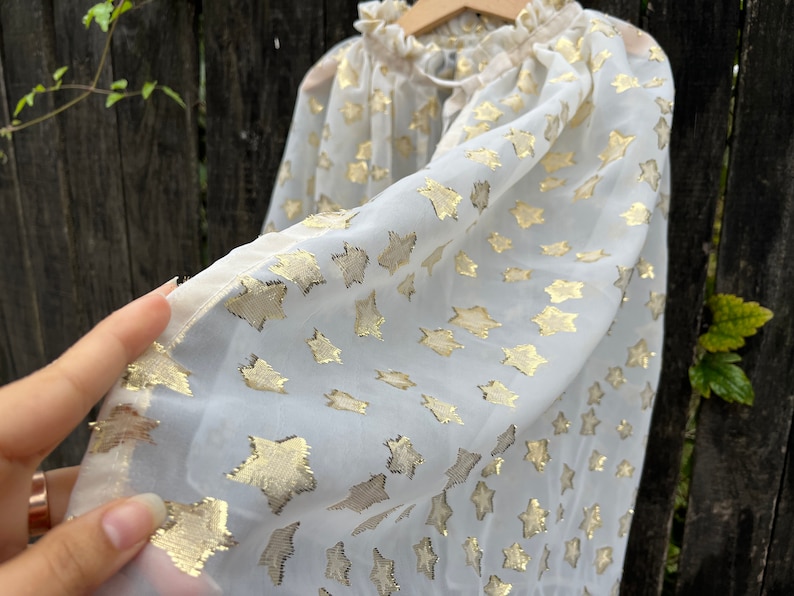 Golden Star Cape for Halloween Kids and Girls Cape Party - Etsy