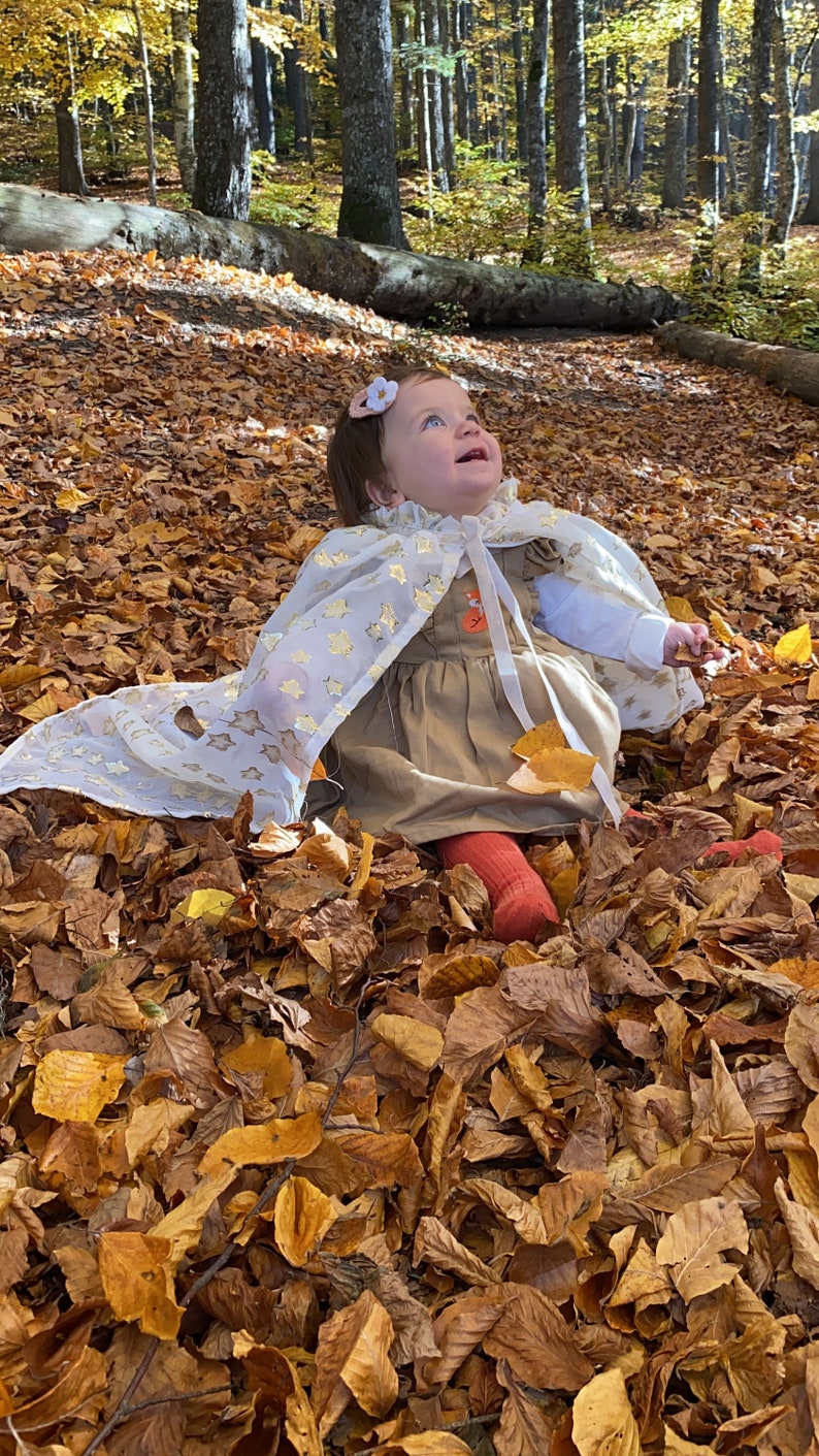 Golden Star Cape for Halloween Kids and Girls Cape Party - Etsy
