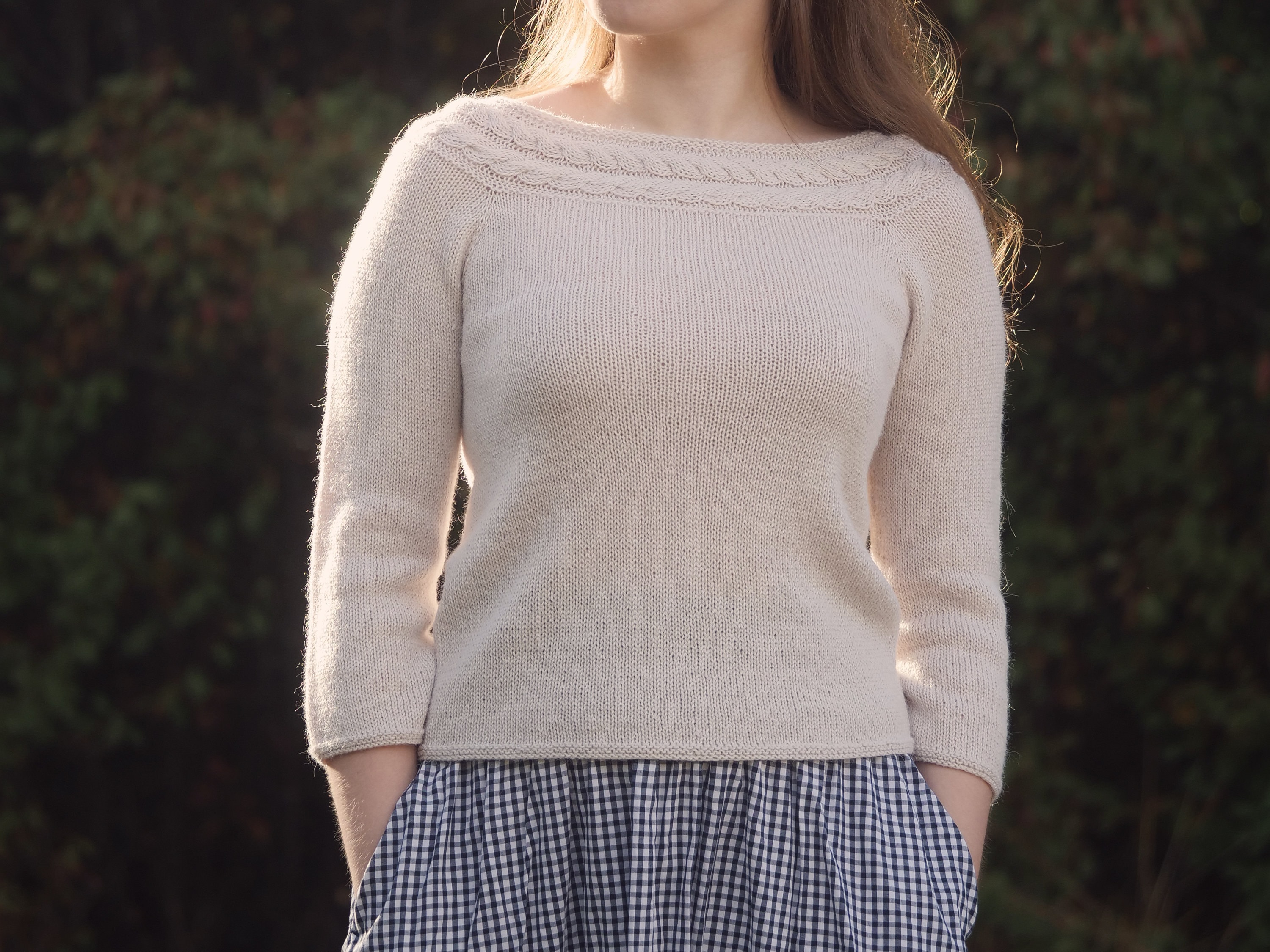 Knit Cable Yoke - Etsy