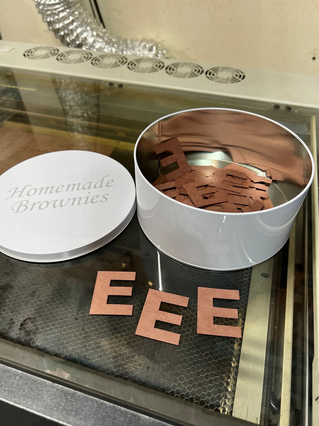 April Fools Prank Home Made Brownies Brown Es Tin - Etsy