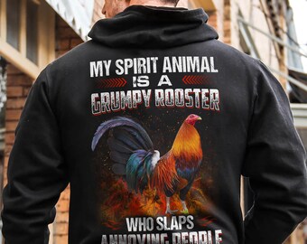 Grumpy Rooster Svg | Etsy