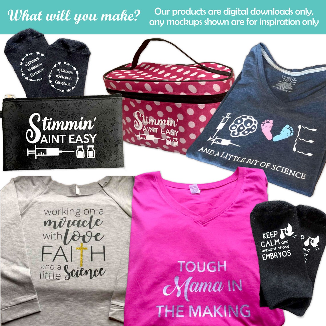 Infertility IUI IVF Stims Retrieval Transfer Bundle Make - Etsy