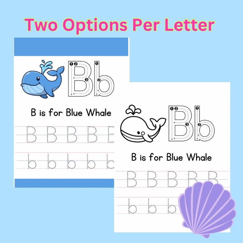 Alphabet Tracing Letters for Kids - Printable Letter Tracing Workbook ...