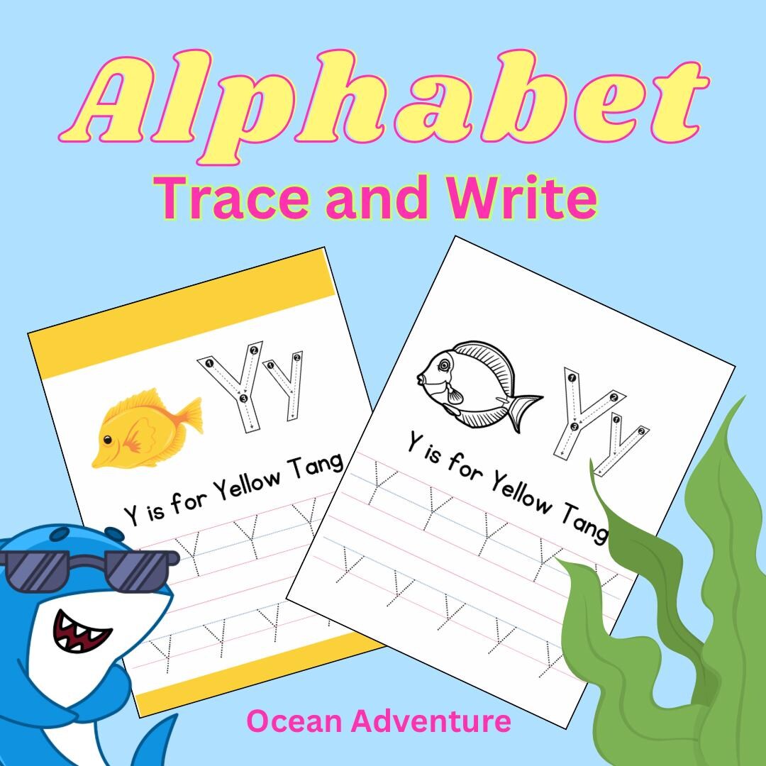 Alphabet Tracing Letters for Kids - Printable Letter Tracing Workbook ...