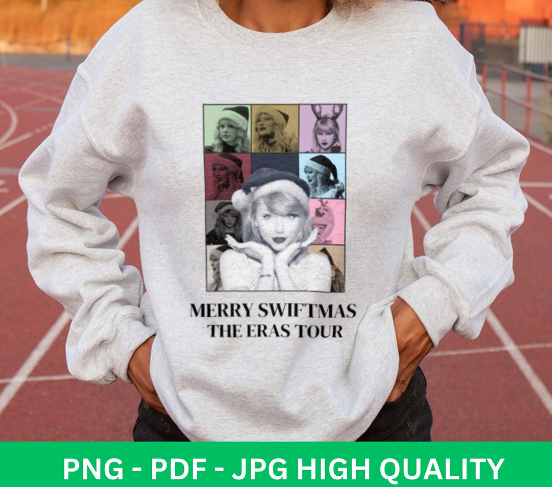 Taylor Christmas Merry Swiftmas Digital File Png Sweatshirt - Etsy