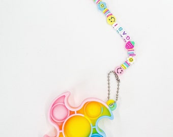 Personalized Pop It Keychain - Etsy